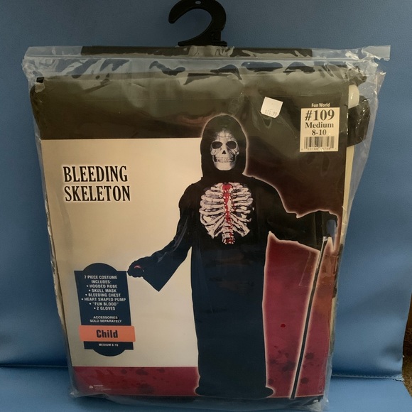 Costumes | New In Packagebleeding Skeleton Costume | Poshmark